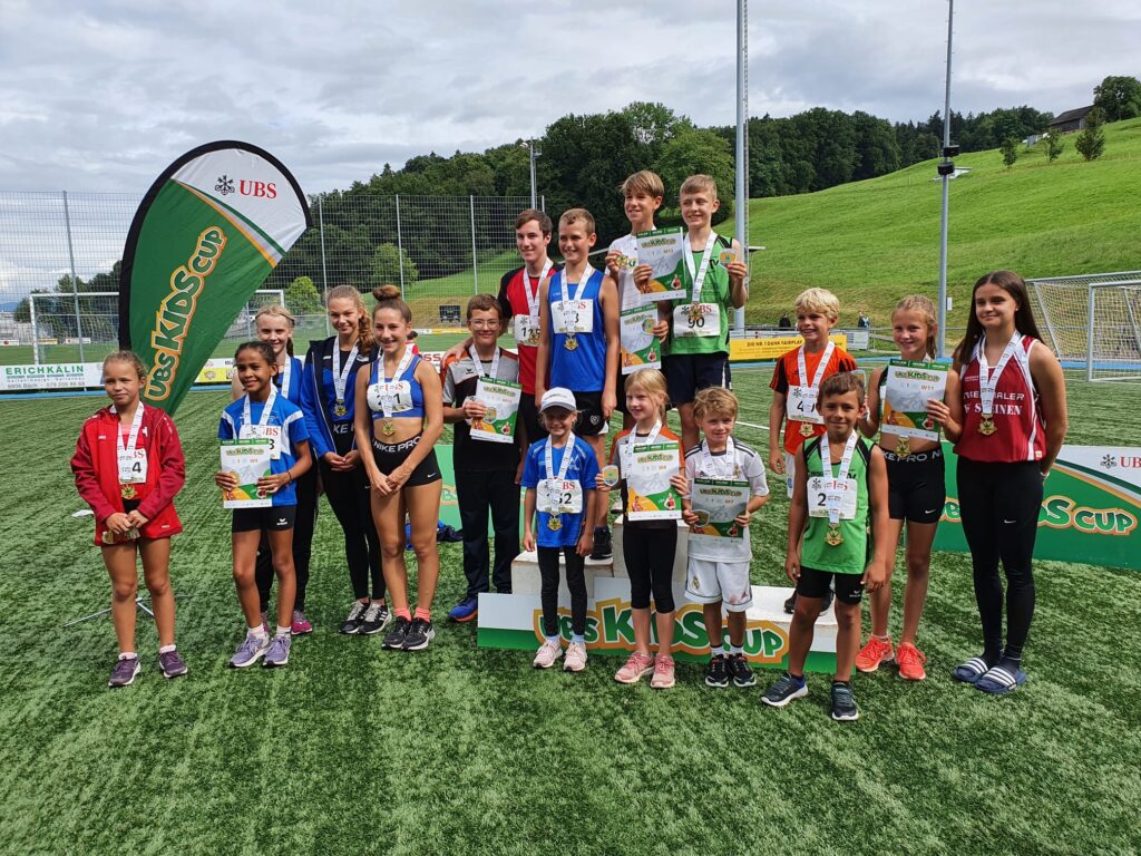UBS Kids Cup Kantonalfinal Leichtathletik Verband Schwyz LVS 